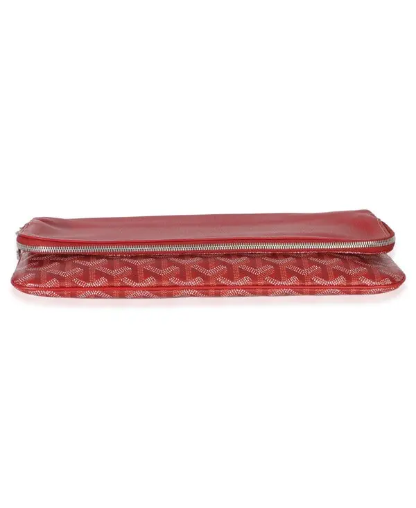 Goyard Sainte Marie Clutch Coated Canvas Handbag