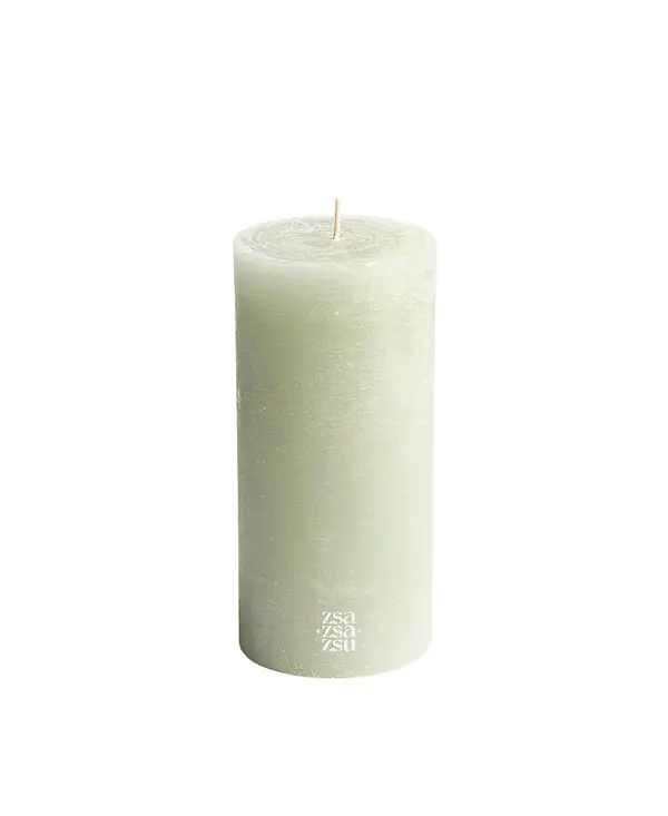 ZSA ZSA ZSU Deurne Pillar Candle, 0.38 Oz - Aqua