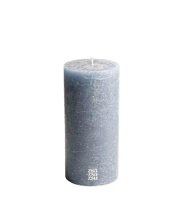 ZSA ZSA ZSU Deurne Pillar Candle, 0.38 Oz - Blue