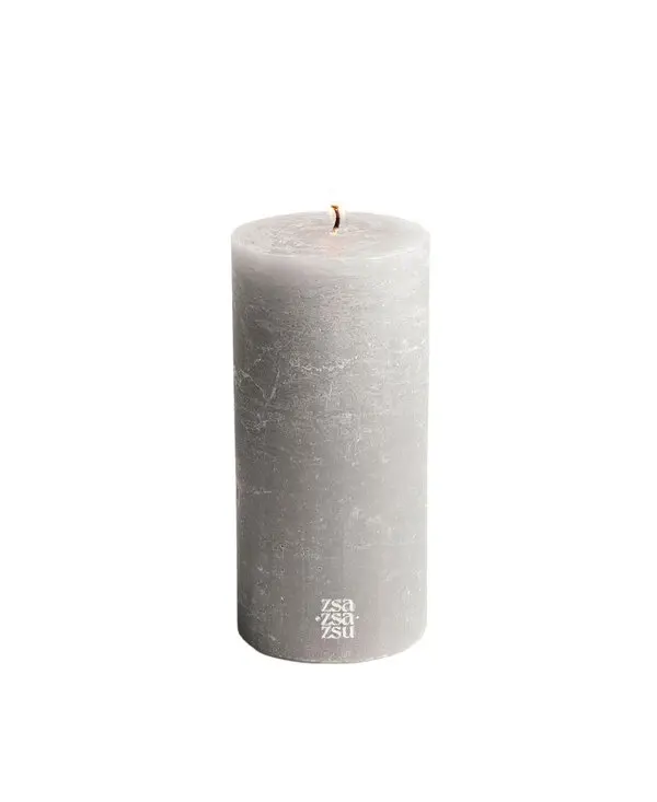 ZSA ZSA ZSU Deurne Pillar Candle, 0.38 Oz - Grey