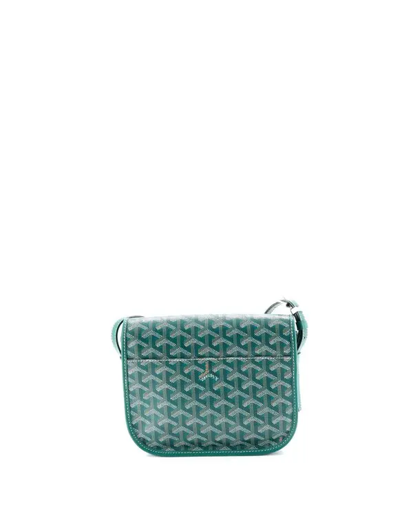 Goyard Pm Belvedere Messenger Bag Coated Canvas With Leather