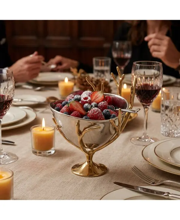 LUNARES Manzanita High Pedestal Bowl