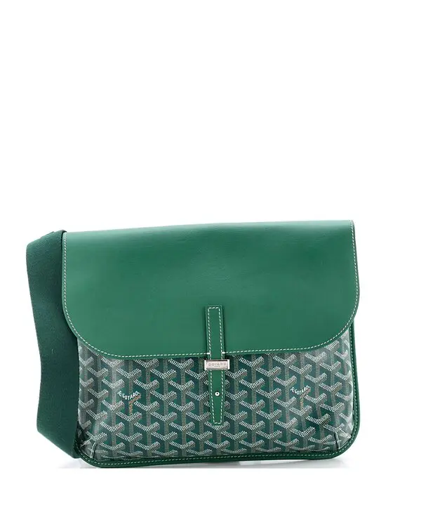 Goyard Coursier Messenger Bag Coated Canvas And Leather