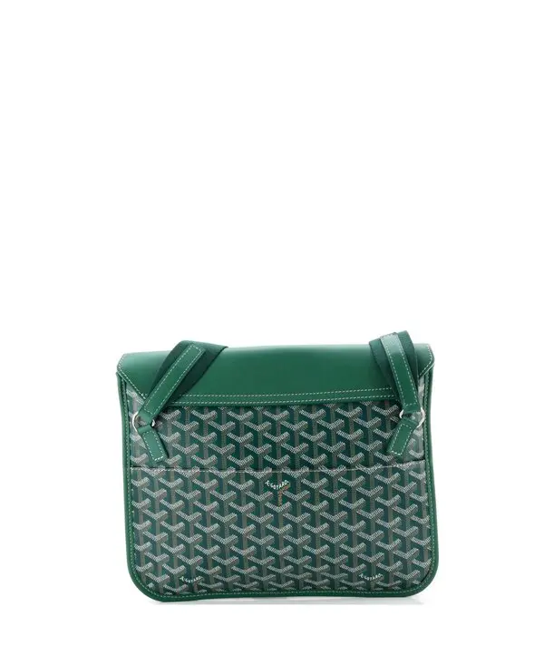Goyard Coursier Messenger Bag Coated Canvas And Leather