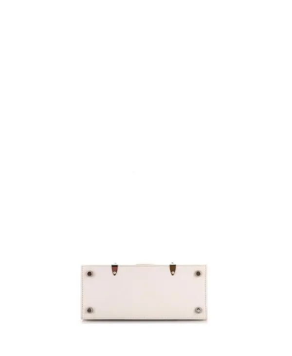 Goyard Structured Saigon Top Handle Bag Coated Canvas With Leather