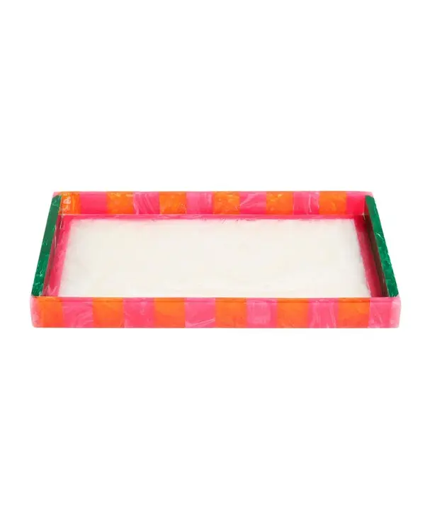 ZSA ZSA ZSU Tanda Resin Rectangle Tray, 14 X 8 X 1