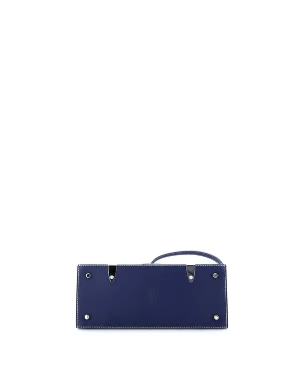 Goyard Pm Saigon Top Handle Bag Coated Canvas With Leather