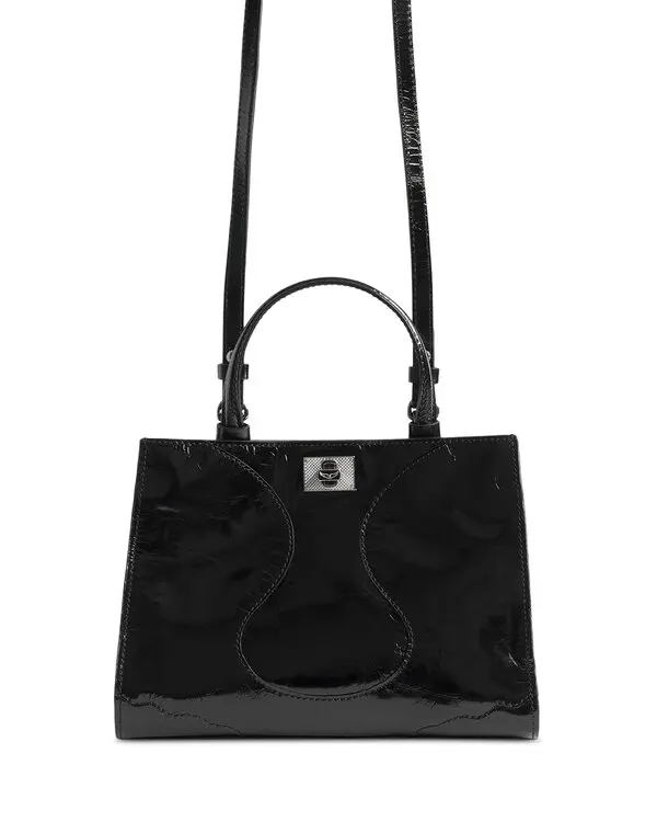 Zadig&Voltaire Jack Mini Vintage Patent Leather Top Handle Bag