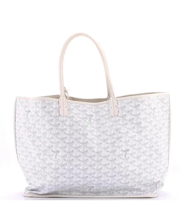 Goyard Pm Anjou Reversible Tote Coated Canvas - White