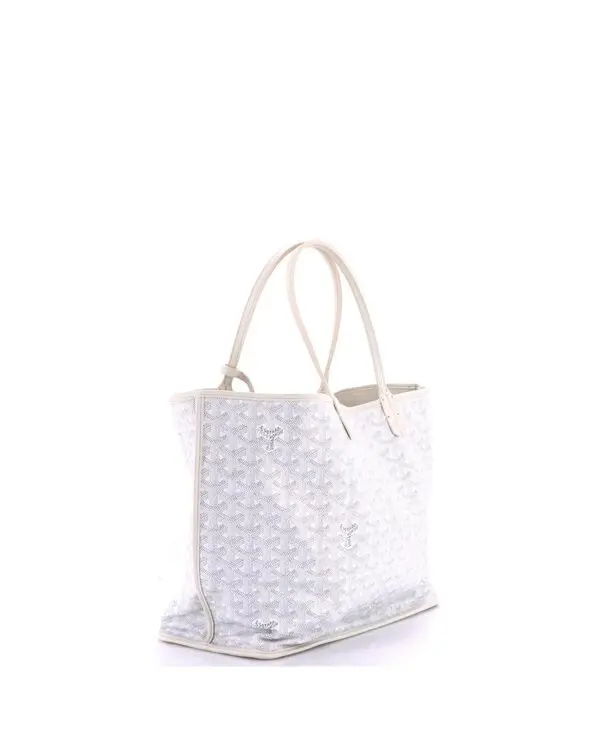 Goyard Pm Anjou Reversible Tote Coated Canvas - White