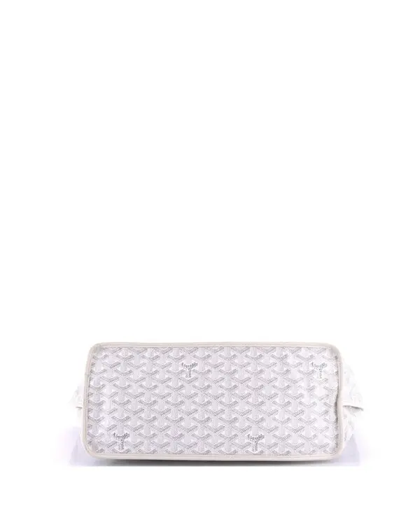Goyard Pm Anjou Reversible Tote Coated Canvas - White
