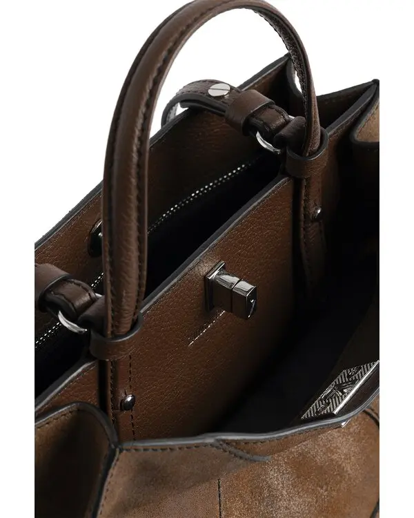 Zadig&Voltaire Jack Mini Crossbody Bag In Waxy Suede - Wood