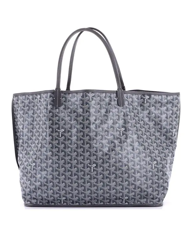 Goyard Gm Anjou Reversible Tote Coated Canvas - Gray