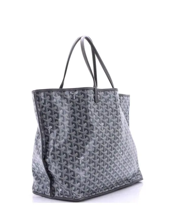 Goyard Gm Anjou Reversible Tote Coated Canvas - Gray