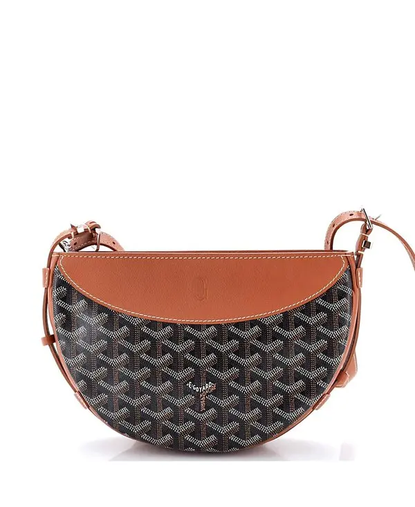 Goyard Hirondelle Shoulder Bag Coated Canvas And Leather