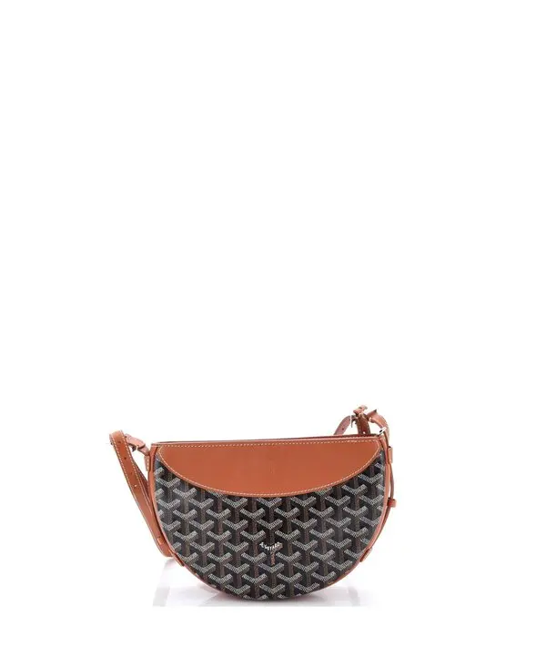 Goyard Hirondelle Shoulder Bag Coated Canvas And Leather