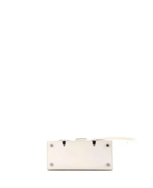 Goyard Structured Saigon Top Handle Bag Coated Canvas With Leather