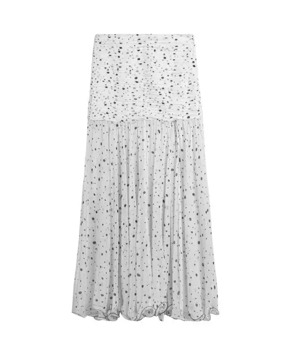 NOCTURNE Slit Detail Maxi Skirt