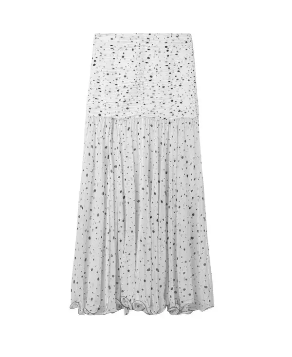 NOCTURNE Slit Detail Maxi Skirt