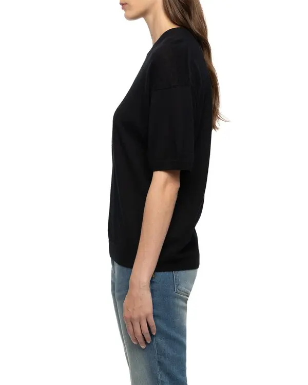Zadig&Voltaire Idaz Cp Heart Jacquard Cashmere Tee