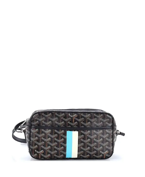 Goyard Cap Vert Bag Printed Coated Canvas - Black