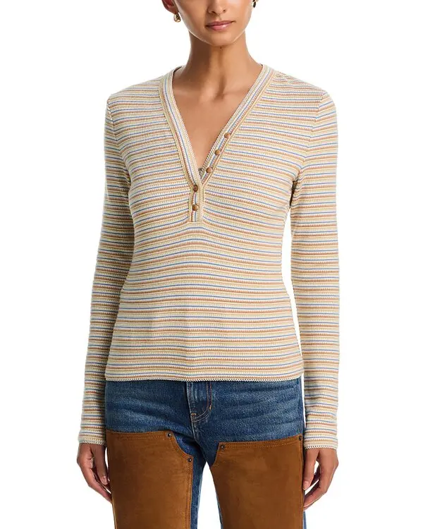 Veronica Beard Faelan Henley Top