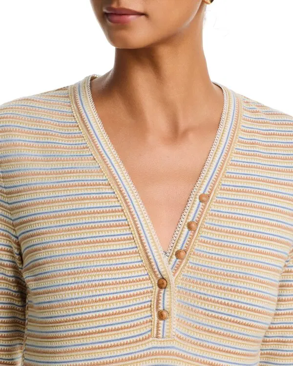 Veronica Beard Faelan Henley Top