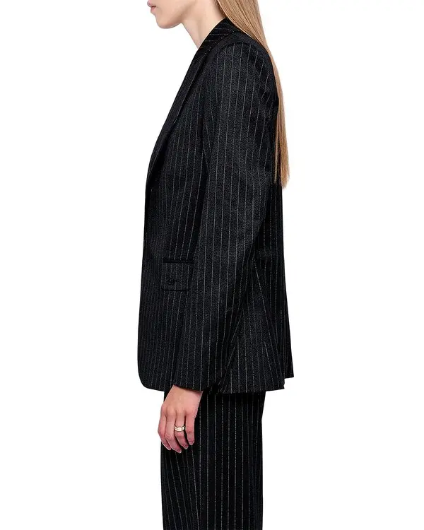 Zadig&Voltaire Valser Taill Pinstripe Blazer