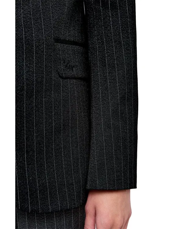 Zadig&Voltaire Valser Taill Pinstripe Blazer