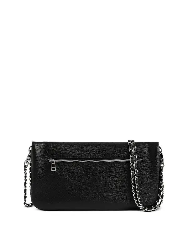 Zadig&Voltaire Rock Arty Tag Leather Shoulder Bag