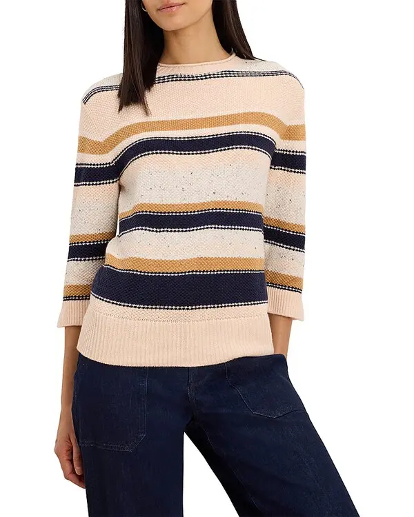 NIC+ZOE Mixed Stripe Pullover Sweater