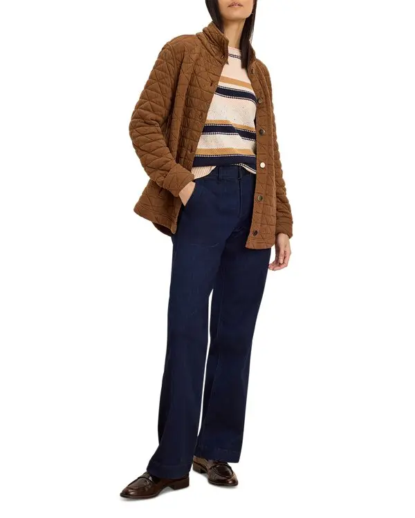 NIC+ZOE Mixed Stripe Pullover Sweater
