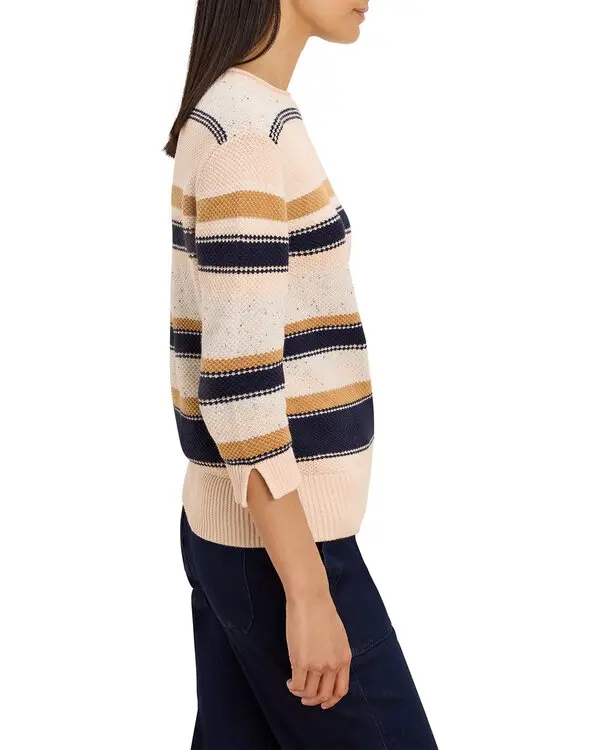 NIC+ZOE Mixed Stripe Pullover Sweater
