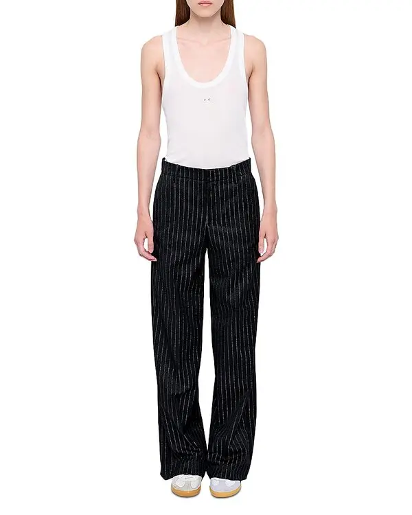 Zadig&Voltaire Panol Tailored Pinstripe Pants