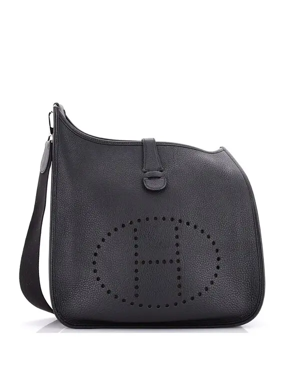 Hermès Gm Evelyne Bag Gen I Clemence - Black
