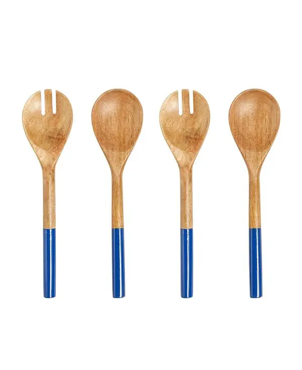 ZSA ZSA ZSU Lakri Mango Tree Salad Spoon Set Of 2, 10 X 2.7 X 0.7 - Brown
