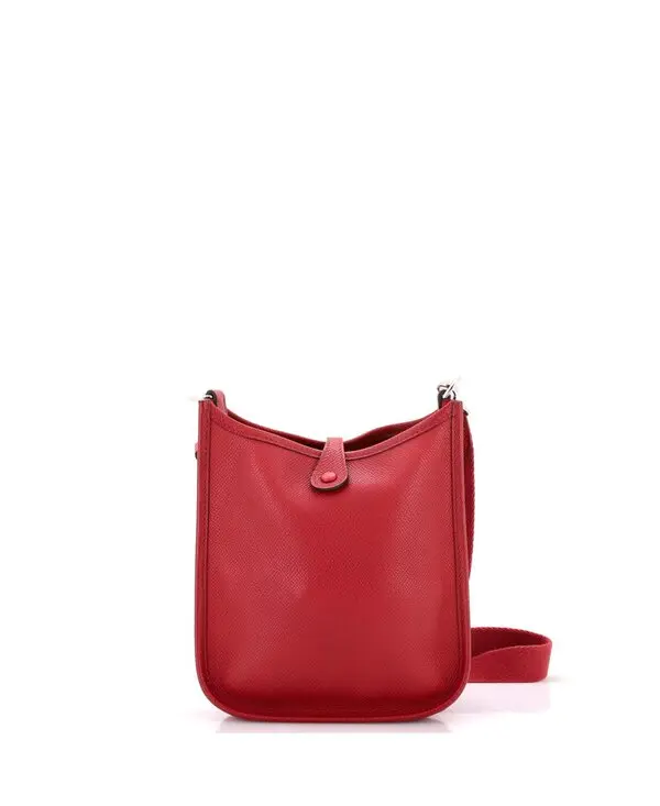 Hermès Epsom Evelyne Gen Iii Cross Body Bag - Red/ / Red