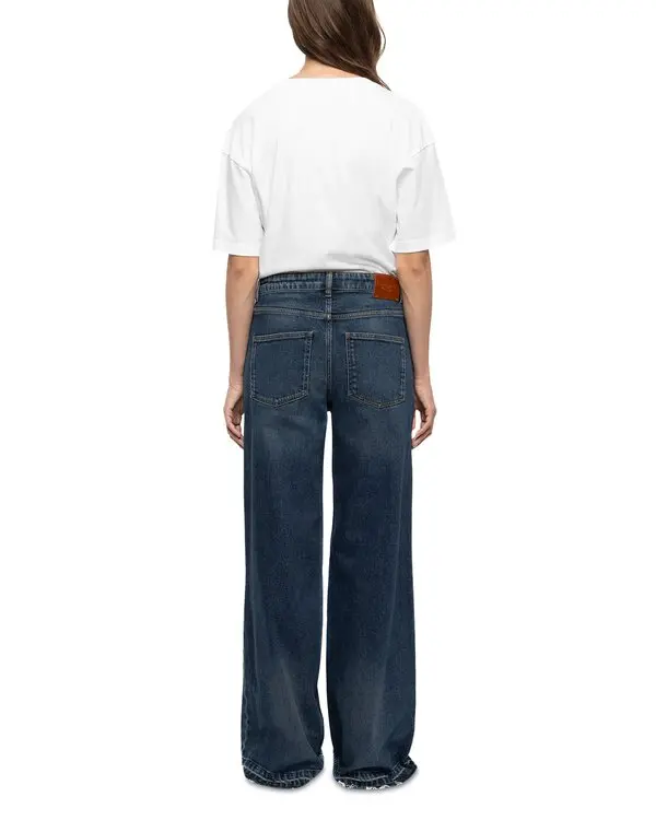 Zadig&Voltaire Eli High Rise Wide Leg Jeans