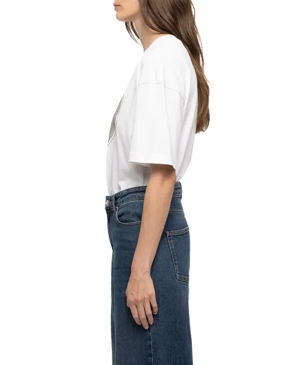 Zadig&Voltaire Eli High Rise Wide Leg Jeans