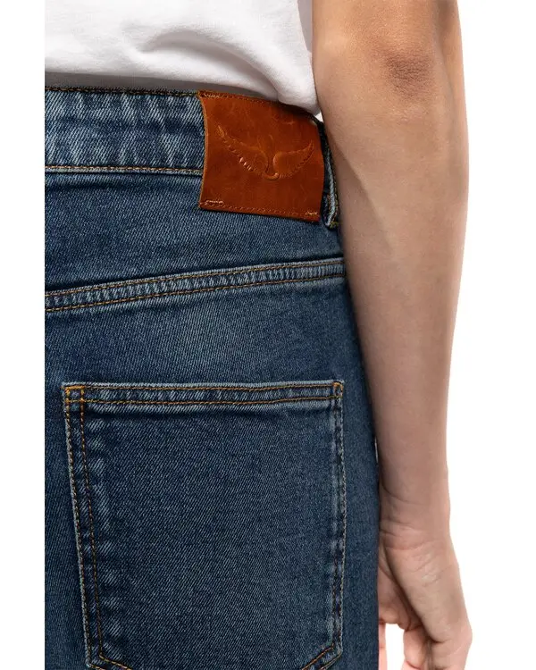 Zadig&Voltaire Eli High Rise Wide Leg Jeans