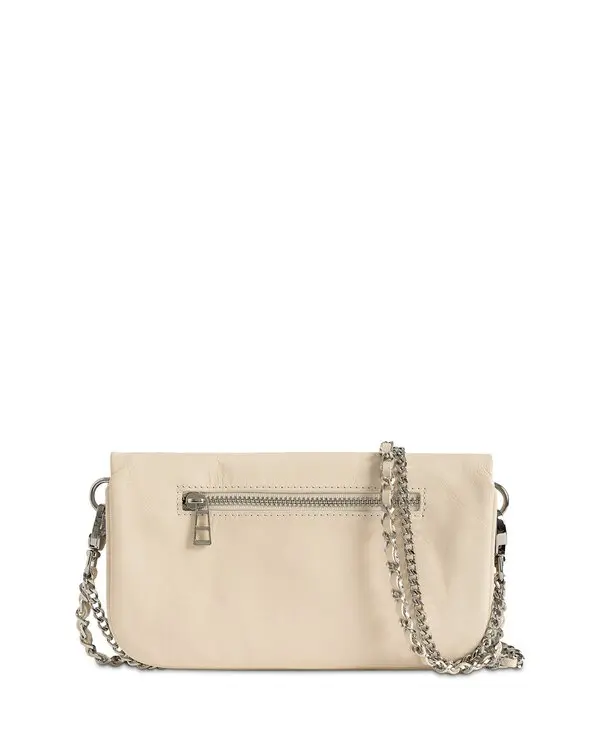 Zadig&Voltaire Rock Mini Tattoo Vintage Effect Patent Leather Pouchette