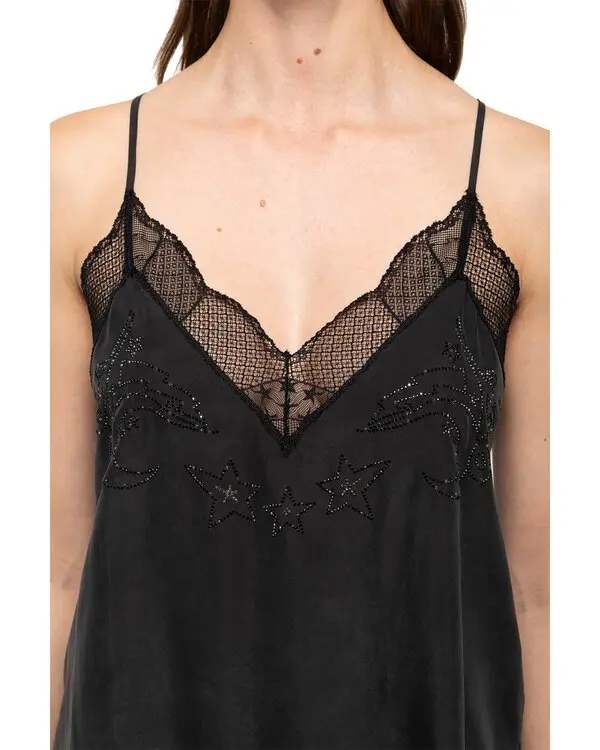 Zadig&Voltaire Christy Silk Embellished Camisole