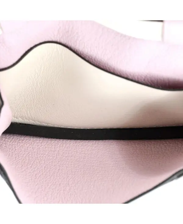 Hermès Chien Card Holder With Strap Swift And Chevre Mysore