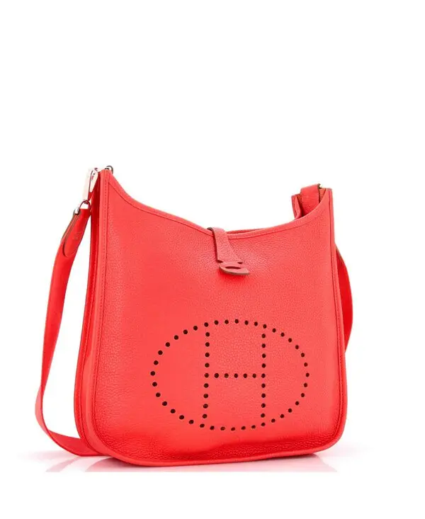 Hermès Pm Evelyne Bag Gen I Clemence - Pink