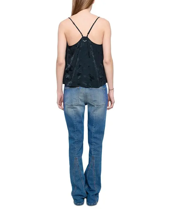 Zadig&Voltaire Cespa Jacquard Horses Silk Camisole