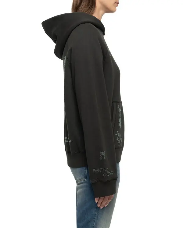 Zadig&Voltaire Embellished Cotton Hoodie