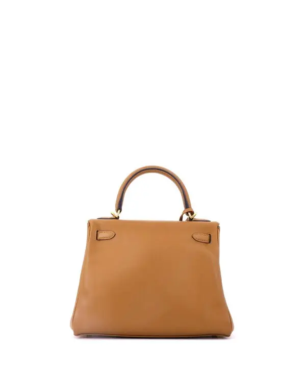 Hermès Kelly 25 Handbag Brown Swift With Gold Hardware