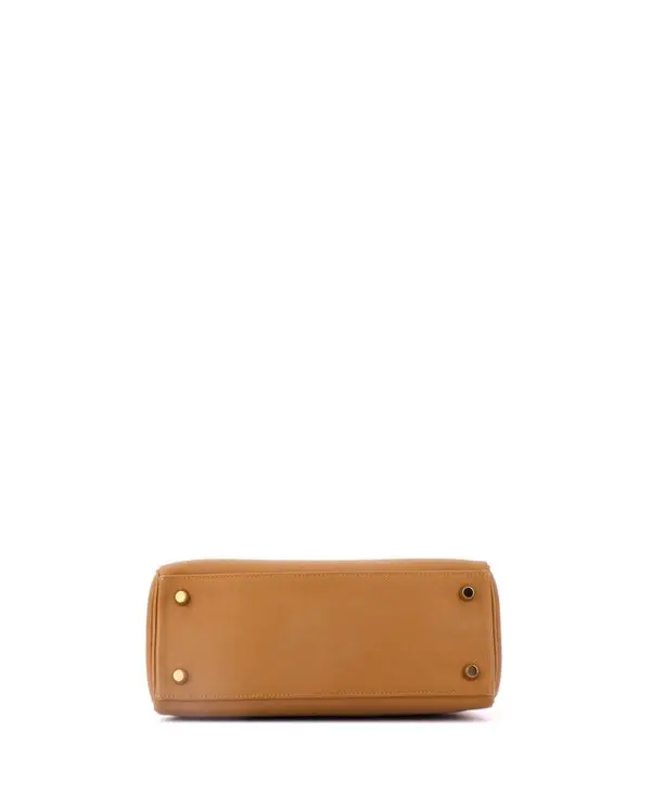 Hermès Kelly 25 Handbag Brown Swift With Gold Hardware