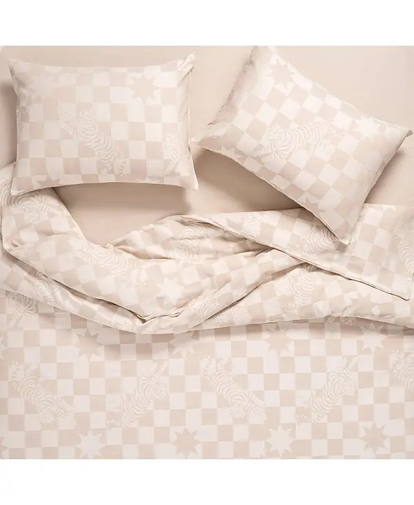 ZSA ZSA ZSU Costa Jacquard Duvet Cover Full Set, 94 X 87