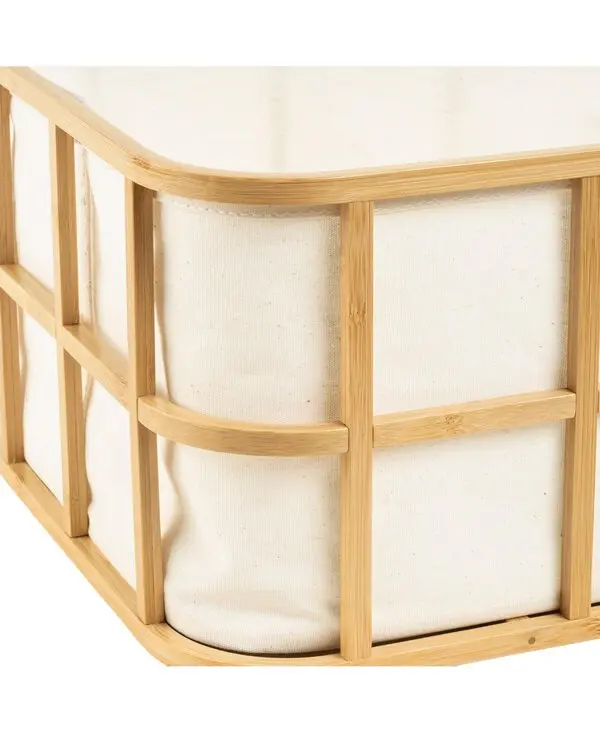 ZSA ZSA ZSU Dali Bamboo Basket, 17 X 13 X 8